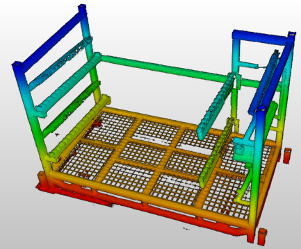 Intelligente Behälterprüfung mit VMT FrameSense